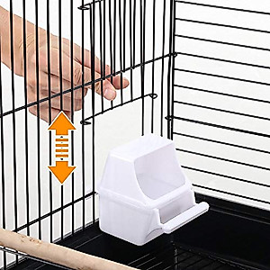 Yaheetech Open Play Top Travel Bird Cage for Conure Sun Parakeet Green Cheek Conure Lovebird Budgie Finch Canary, Small-Size Travel Portable