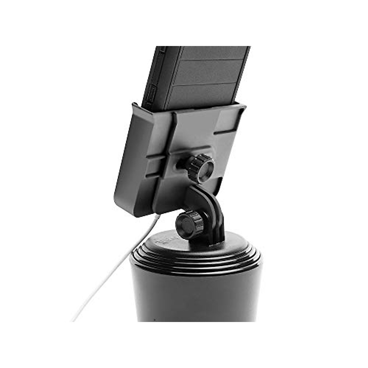 WeatherTech CupFone XL, Universal Cup Holder for Car, Phone Mount Automobile Cradle with Black Plastic Knobs