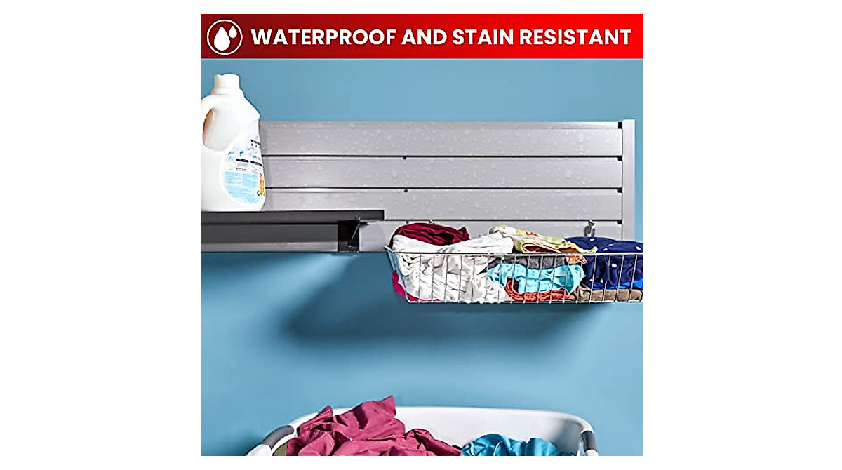 Heavy Duty PVC Slatwall Panel for Garage Storage | DLDIRECT