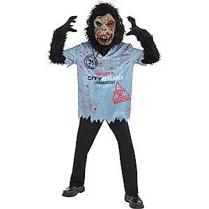 Amscan Zombie Chimpanzee Costume | Kids | Large | 1 Pc.