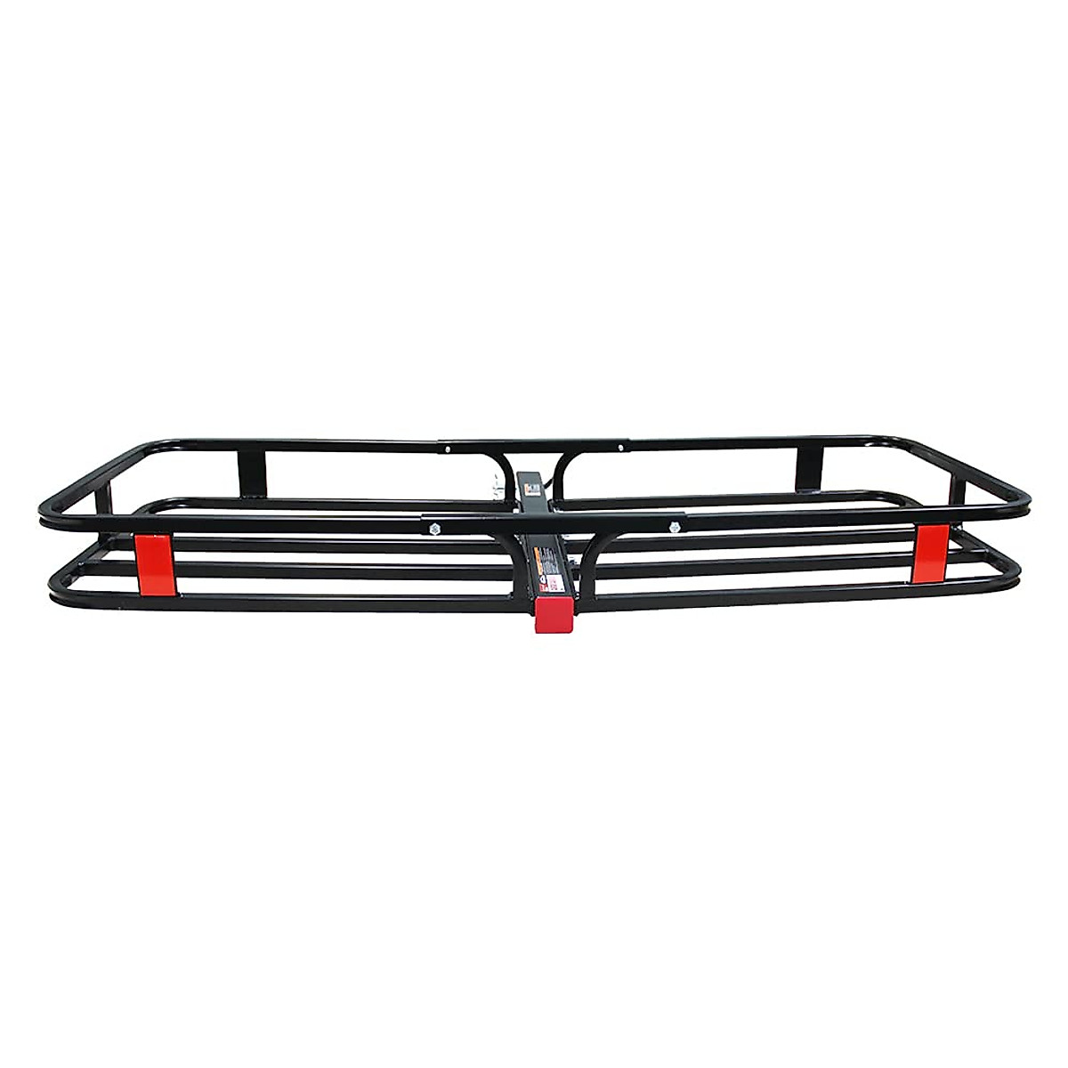 DMC-FPPS 500lbs Hitch Cargo Carrier, 53" L x 19" W x 5" H, 2 inch Adapter Shank, Black Steel Storage Baskets, Bumper Mounted Cargo Rack Carrier for RV's, Trucks, SUV's, Vans, Cars
