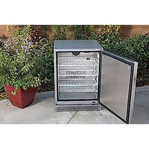 Bull Outdoor Products 13700 Series II Outdoor Refrigerator, Stainless Steel