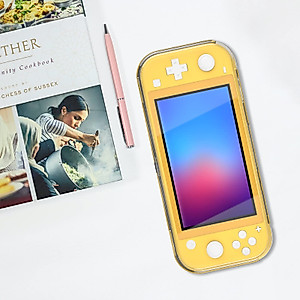 Switch lite Protective Case, Switch lite Clear Glitter Case, Shiny Sparkly Switch Lite TPU Cover - 1 Pack