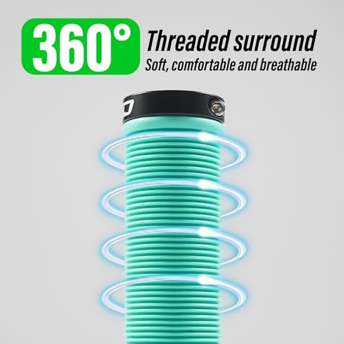 EASTERN POWER Mountain Bike Grips,MTB Grips, Bicycle Grips for Mountain Bike MTB/BMX, Black