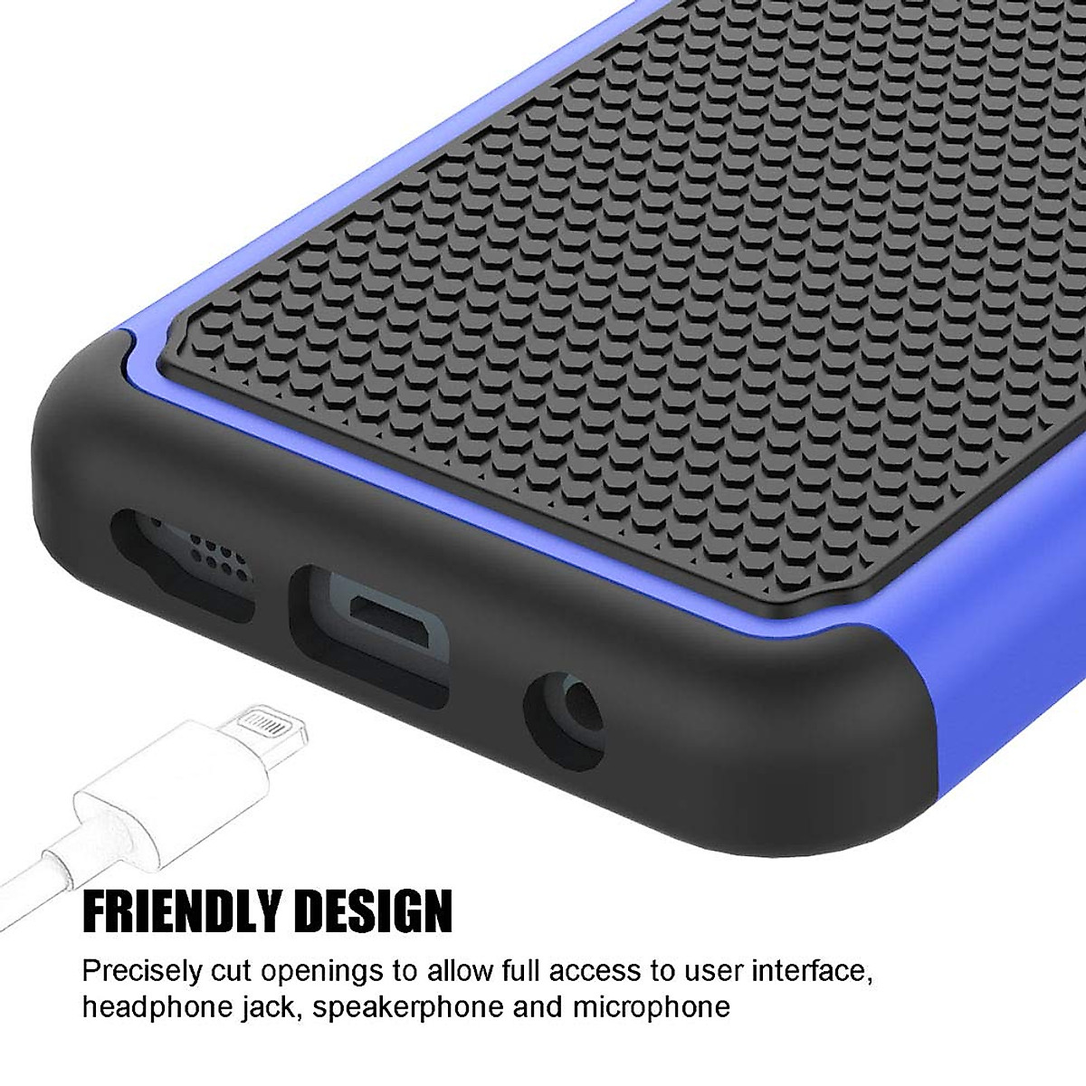 Galaxy S7 Case, SYONER [Shockproof] Defender Protective Phone Case Cover for Samsung Galaxy S7 (5.1", 2016) [Blue]