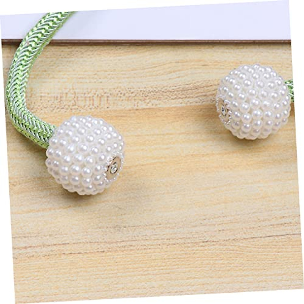 BESPORTBLE 2 Pcs Drapery tie Backs Window tiebacks Shower Curtain tie Backs Rope Curtain holdbacks Window Treatments Curtains Curtain tiebacks Curtain Rope tie Backs Magnet Fasteners