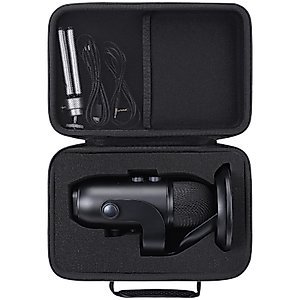 khanka Hard Travel Case Replacement for Logitech for Creators Blue Yeti USB Microphone/Blue 1967 Yeti Pro USB Condenser Microphone, Case Only