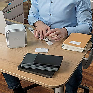 Brother P-Touch TZe-M261 Black Print on Matte White Label Tape 1.4” (36mm) Wide x 26.2’ (8m) Long