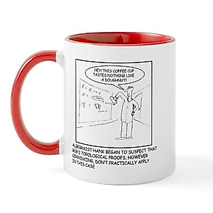 CafePress Topology Joke Mug Ceramic Coffee Mug, Tea Cup 11 oz