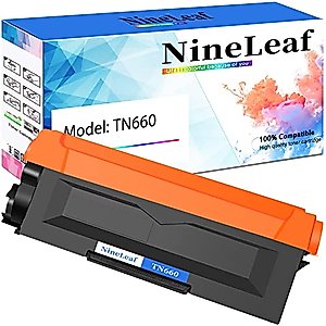 NineLeaf Compatible Toner Cartridge Replacement for Brother TN660 TN630 to use for MFC-L2720DW L2740DW L2700DW HL-L2360DW L2340DW L2320D L2380DW L2300D DCP-L2540DW L2520DW Printer (Black,1-Pack)