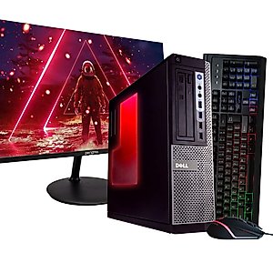 Dell Optiplex 7010 Desktop Computer PC, 4GB RAM, 500GB SSD Hard Drive, Windows 10 Home 64 Bit (Renewed)
