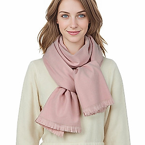 RUI VTRON Pink Scarfs for Women Pashmina Shawls and Wraps for Evening Dresses Fall Winter Scarves