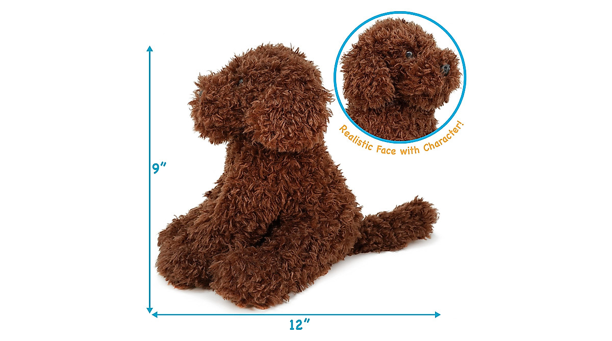 VIAHART Laurel Labradoodle 12 Inch Plush - Cuddle Companion