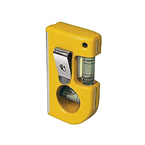 Stanley 0-42-130 Pocket Level magnetic horizontal/vertical, Yellow