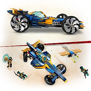 LEGO 71752 NINJAGO Ninja Sub Speeder Building Set, 2in1 Submarine & Car Toys for Boys and Girls with Cole and Jay Minifigures, Gifts for Kids 8 Plus