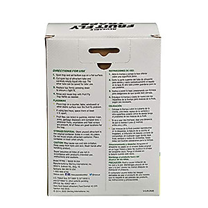 RESCUE! Reusable Indoor Fruit Fly Traps with Non-Toxic Liquid Attractant - 2 Traps, 4-Pack (8 Traps)