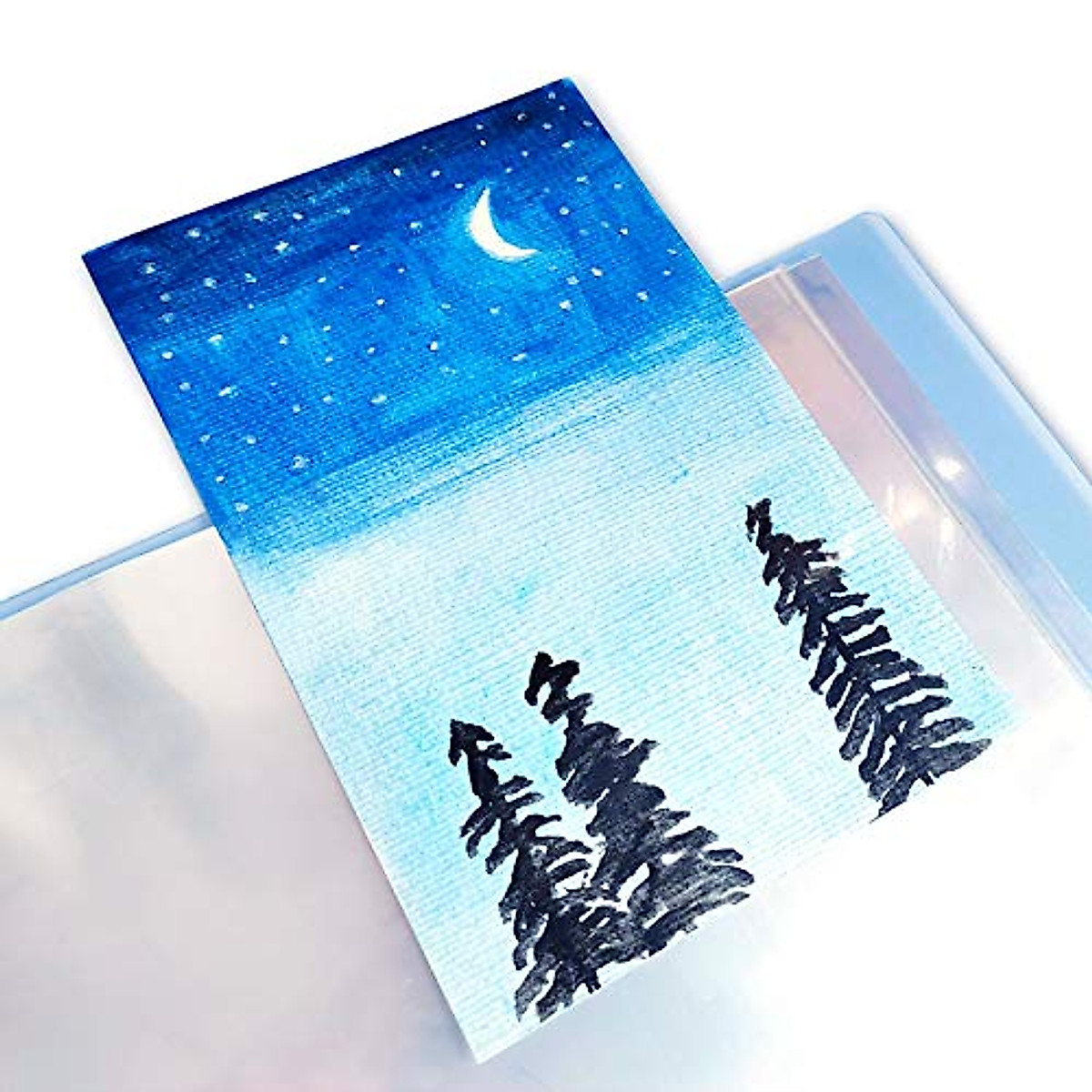 Art Portfolio Case Presentation Folder - Decent 11.8'' X 16.5'' Portfolio Folder for Artwork - Great Art Organizer for Storing Artwork and Other Important Documents - Durable and Easy to View