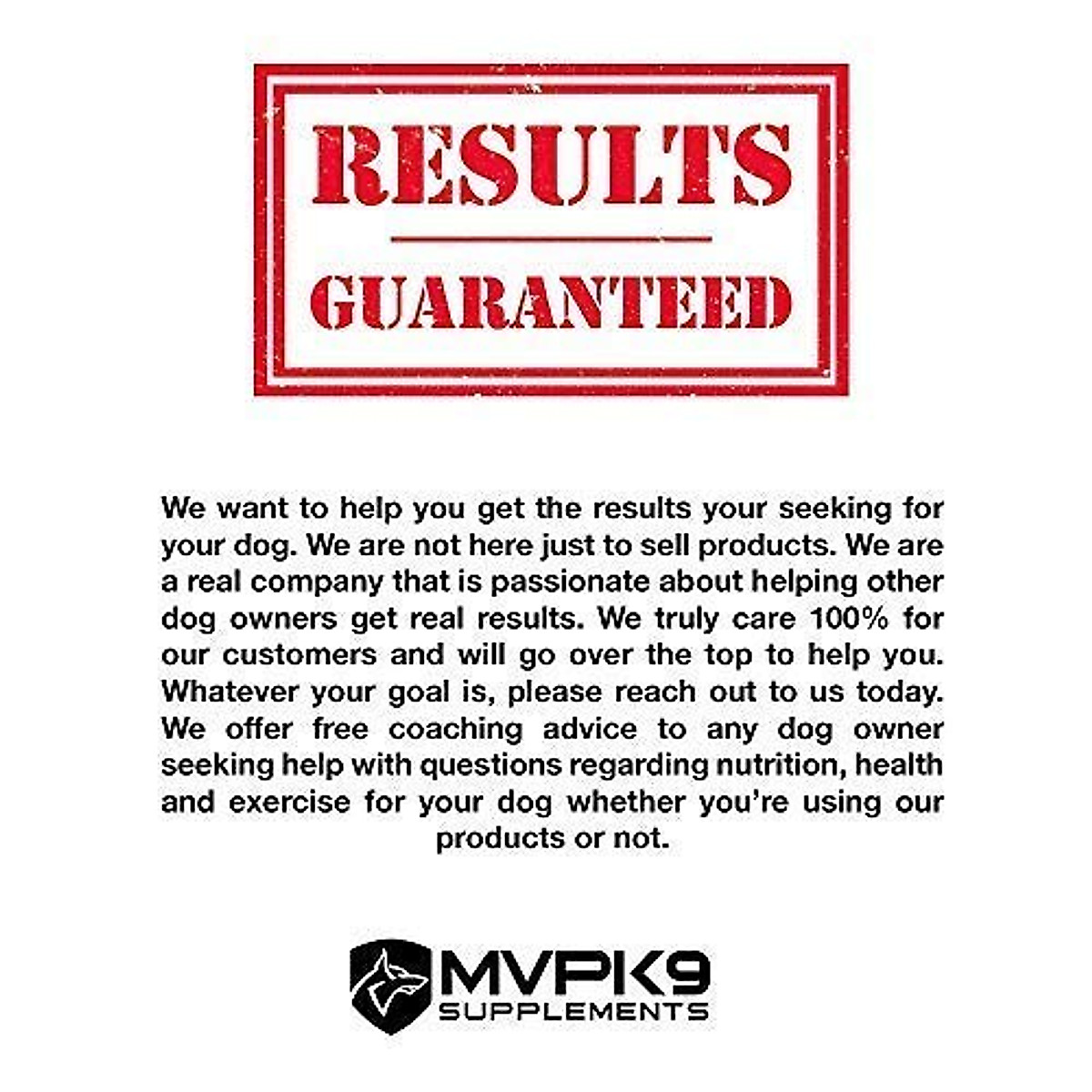 MVP K9 Formula Mass Weight Gainer for Dogs - Helps Promote Healthy Weight Gain, Size and Muscle in Dogs - Great for Skinny, Underweight, Picky Eaters. All Breed Formula, Made in USA (45 Servings)