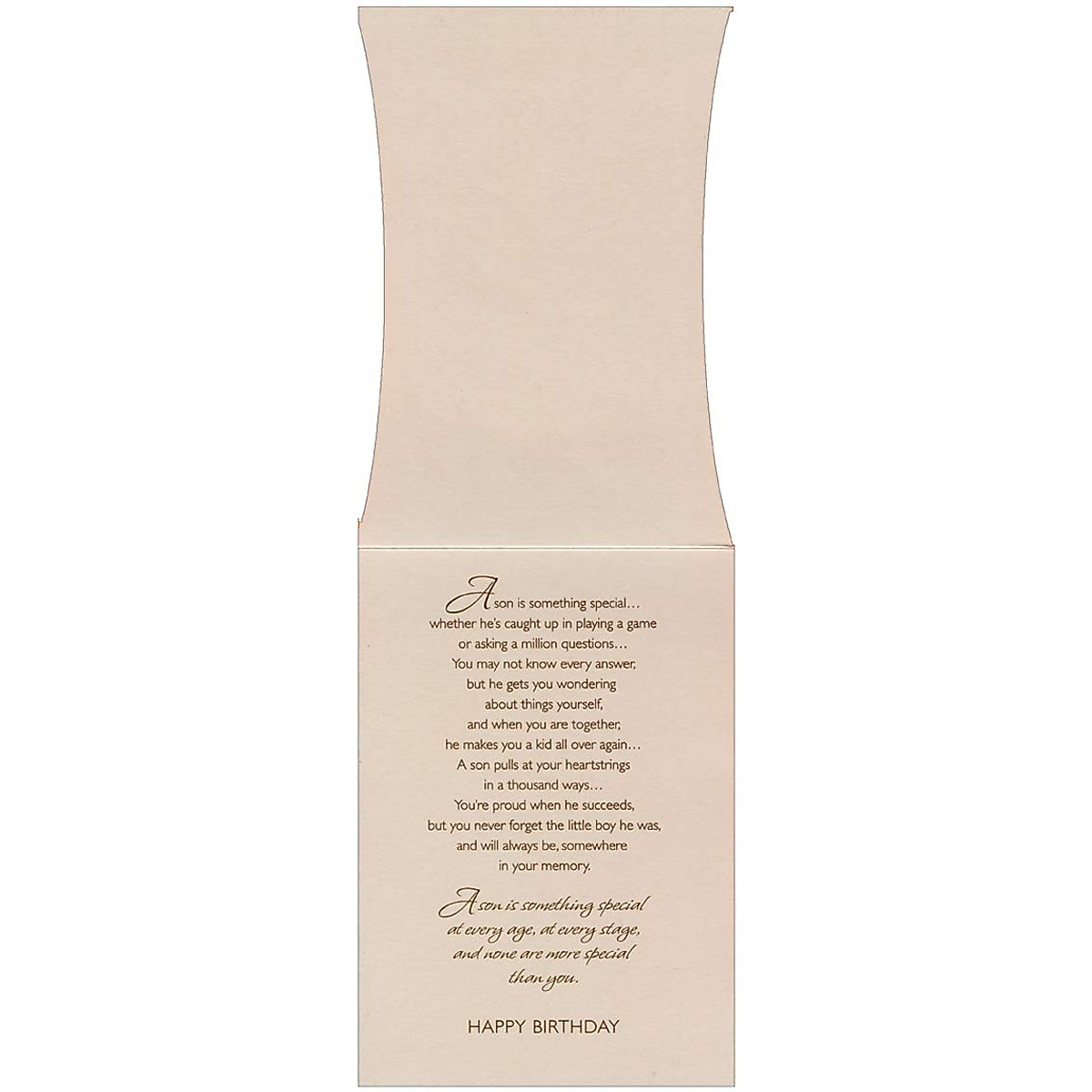 Designer Greetings What is a Son? Top Fold Birthday Card