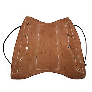 I-Sport Leather Suede Archery Protective Armguard Forearm Protector with Adjustable Straps