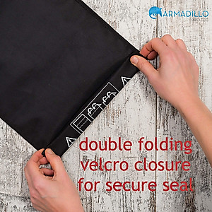 Faraday Bag for Tablets and Phones - Large iPad Faraday Bags - RFID Blocking Pouch - Signal Blocker for Cell Phone Anti-Tracking, Anti-Hacking, Anti-Spying