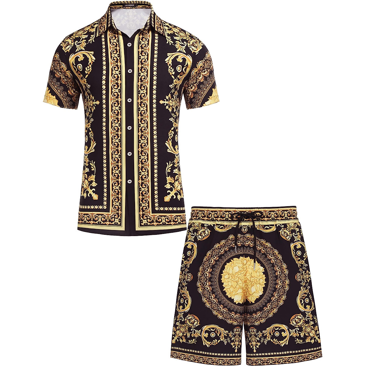 JoZorro Hawaiian Shirt Sets Camisa Negra Para Hombre 70s Outfits for Men Mens Tracksuit Camisa Para Hombre Camisas Para Hombres Camisa Blanca Para Hombre Camisas De Vestir Para Hombres