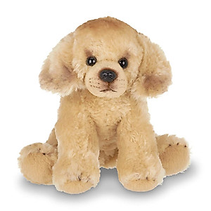 Bearington Lil' Goldie The Golden Retriever Stuffed Animal, 6.5 Inch Stuffed Dog