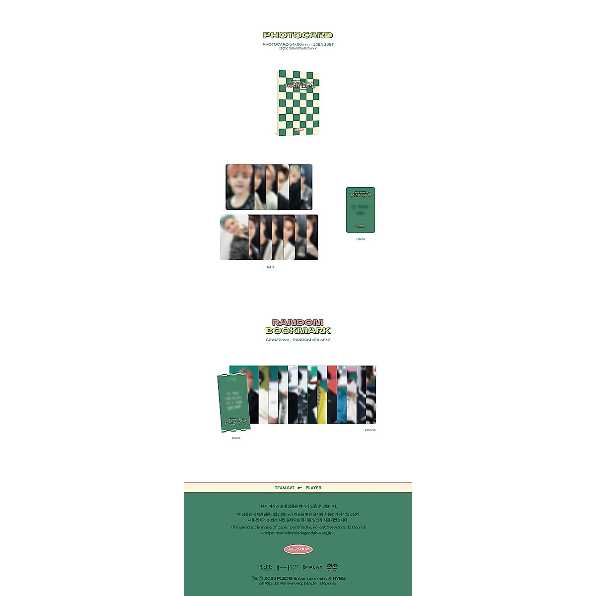 SEVENTEEN - 2022 SVT 6TH FAN MEETING 〈SEVENTEEN in CARAT LAND〉 MEMORY BOOK+DVD