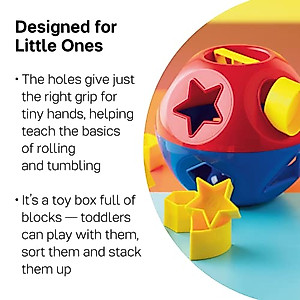 Tupperware Brand Shape-O Toy - BPA Free - Shape-O Sorter Toy for Babies & Toddlers Ages 12 Months & Up - Promotes Motor & Problem-Solving Skills