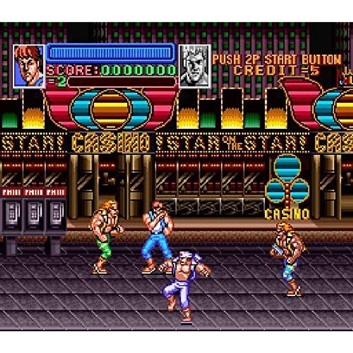 Super Double Dragon (Super Nintendo, SNES) Reproduction Video Game Cartridge