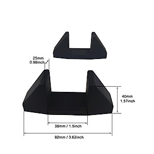 Vertical Stand for PS4 Slim Playstation 4 Slim Silicone Feet Stand Steady Base Mouse Non-Slip Enough Space for Cooling, Black