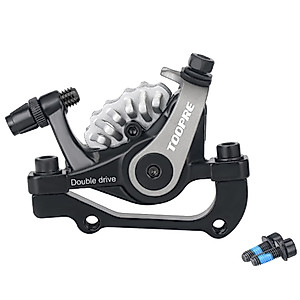 Aluminium Alloy Mechanical Disc Brake E-Bikes Bilateral Piston Drive Mountain Bikes Double Drive Front Disc Brake Set Front And Rear Disc Brakes Bike Disc Calipers Mountain Bike Double Drive Front Set