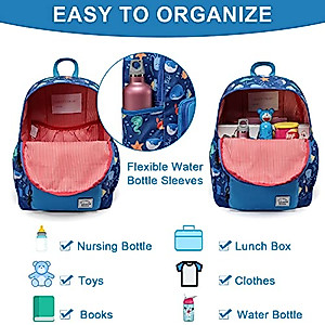 VASCHY Kids backpacks, Cute Lightweight Water Resistant Preschool Backpack for Boys and Girls Ocean Animals