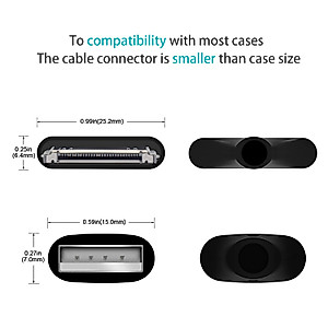 AGVEE [3 Pack 10ft for Old iPhone 4/4S iPad 1/2/3 iPod Charger Cable, 30 Pin Heavy Duty Fast Unbreakable Nylon Braided Slim Metal Shell Long Charging Data Sync Cord with Leather Ties, Red