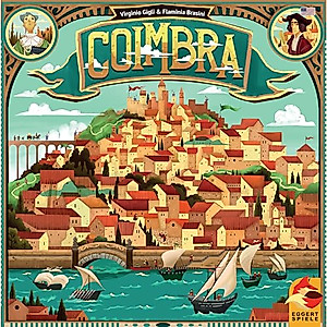 Coimbra Board Game - Renaissance Strategy Game with Innovative Dice Mechanism for Kids & Adults, Ages 14+, 2-4 Players, 60-90 Minute Playtime, Made by Eggertspiele