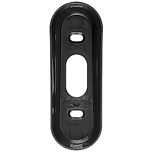 AirTech Home Automation Vertical Wedge and Base Bracket Replacement for Google Nest Hello Video Doorbell with10-Degree Downward View Compatible with Wired (Black)