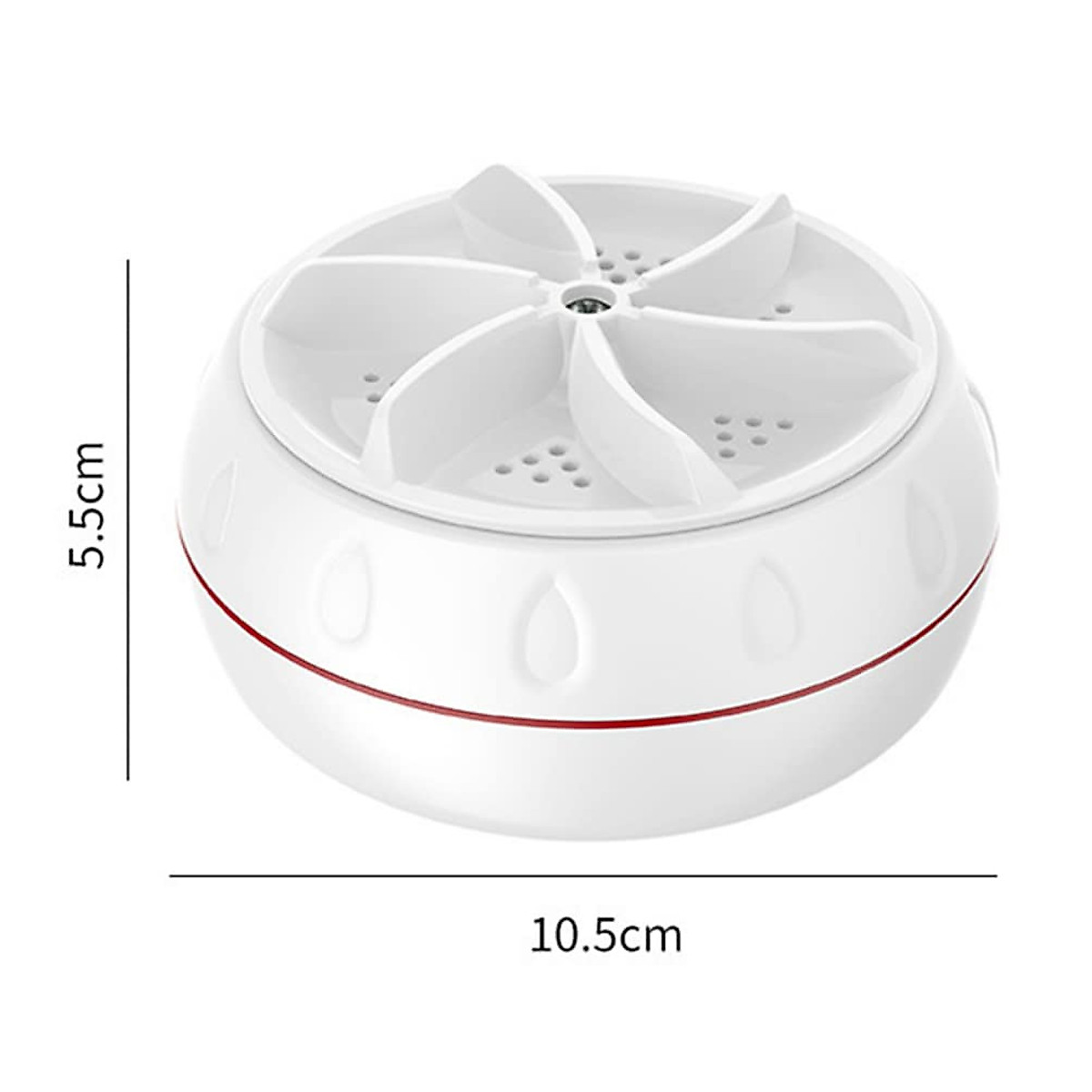 DOITOOL Mini Washing Machine Portable USB Washer Travel Clothes Washer Rechargeable Washing Machine for Business Trip College Rooms (30w)