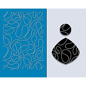 Various Stripe Silk Screen Stencil - Reusable Silkscreen Stencil for Polymer Clay - Polymer Clay Silk Screen Tool- Jewelry Earring Silk Screen (BCW202)
