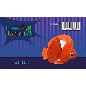 Funny Party Hats Fish Hat - Clown Fish Hat - Ocean Animal Hats - Sea Animal Hats - Costume Hats