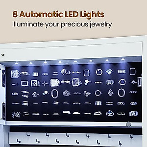 Hzuaneri Jewelry Cabinet Armoire