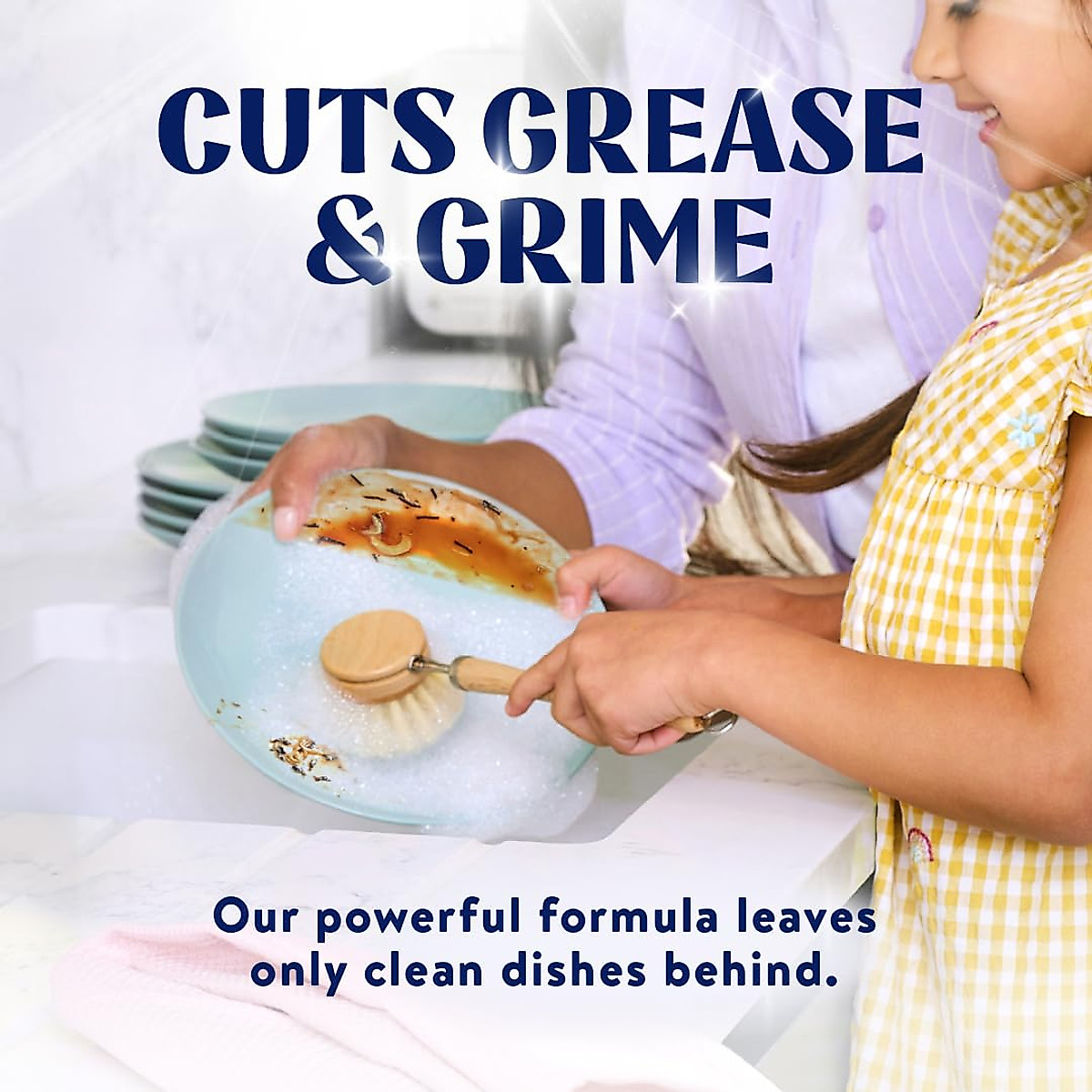 Cleancult Dish Soap Liquid Refills - Plant Based Cleaning Power - Cuts Grease & Grime - Free of Harsh Chemicals - Uses 90% Less Plastic - Lemon Verbena - 32 oz/3 Pack