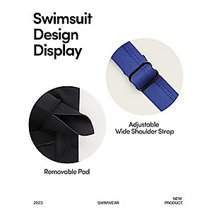 IUGA Athletic Swimsuits for Women Adjustable Racerback One Piece Swimsuit Training Swimsuits for Women Tummy Control