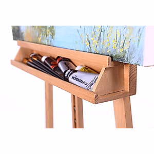 Mont Marte Floor Easel w/Tilt Beech Wood