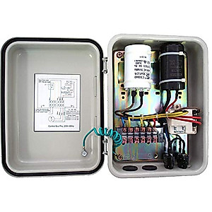 BlueNatHxRPR 86-103 MFD (uF) Motor Start Capacitor Compatible for Franklin Control Box 2801074915, CRC 2824085015 3/4 and 1 HP Well Pump and Others