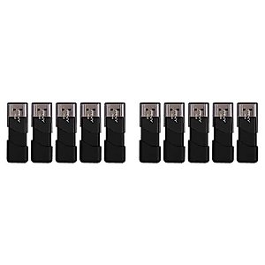 PNY Attache USB 2.0 Flash Drive, 32GB / Black / 5 Pack (P-FD32GX5ATT03-MP) with PNY Attache USB 2.0 Flash Drive, 16GB / Black / 5 Pack