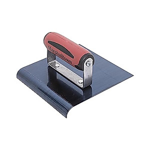 MARSHALLTOWN Concrete Edger, 6 Inc h X 6 Inch Curved Blade, 1/2R 5/8L Handle, Made In The USA, 163BD