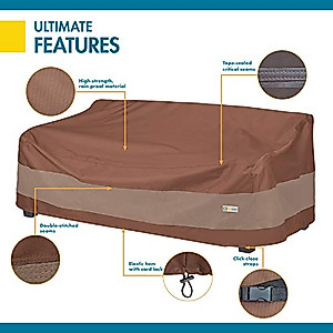Duck Covers Ultimate Waterproof 87 Inch Patio Loveseat Cover, Patio Furniture Covers