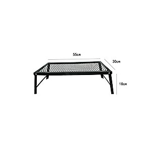 DOUBAO Portable Outdoor Foldable Fishing Table Camping Outdoor Table Collapsible People Iron Picnic Table Net for Family Barbecue
