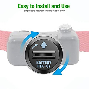 EBL 10 Pack RFA-67 6 Volt Pet Collar Replacement Batteries, Ultra Fit PIF-300 RF300 PIF-275-19 PRF-3004W PUL-250