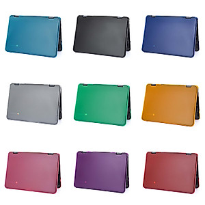 mCover Hard Shell Case ONLY Compatible for 2023~2024 11.6" Lenovo Chromebook 300E Yoga Gen4 / 100E Gen 4 Laptop (NOT fitting ANY other Lenovo models) - Black